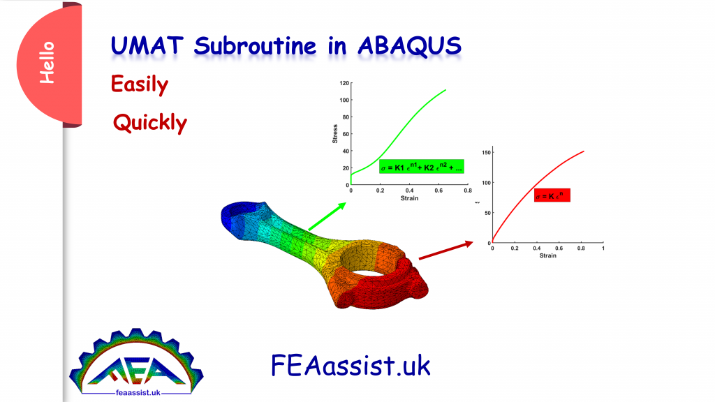 Abaqus UMAT Tutorial : Learn UMAT easily and quickly