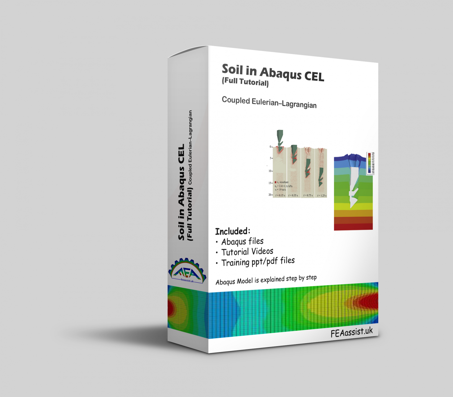 Abaqus CEL Soil Tutorial : Learn it easily and quickly