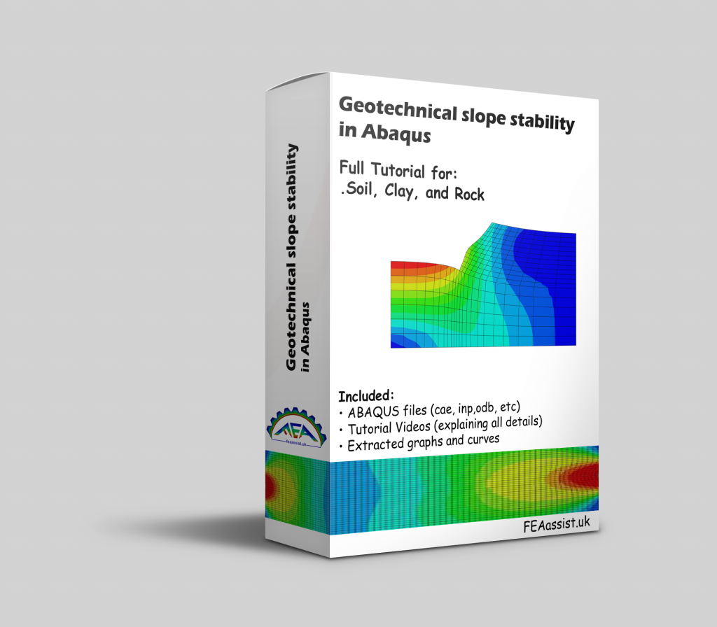 Abaqus Geotechnical Slope Stability Tutorial - Finite Element Assist