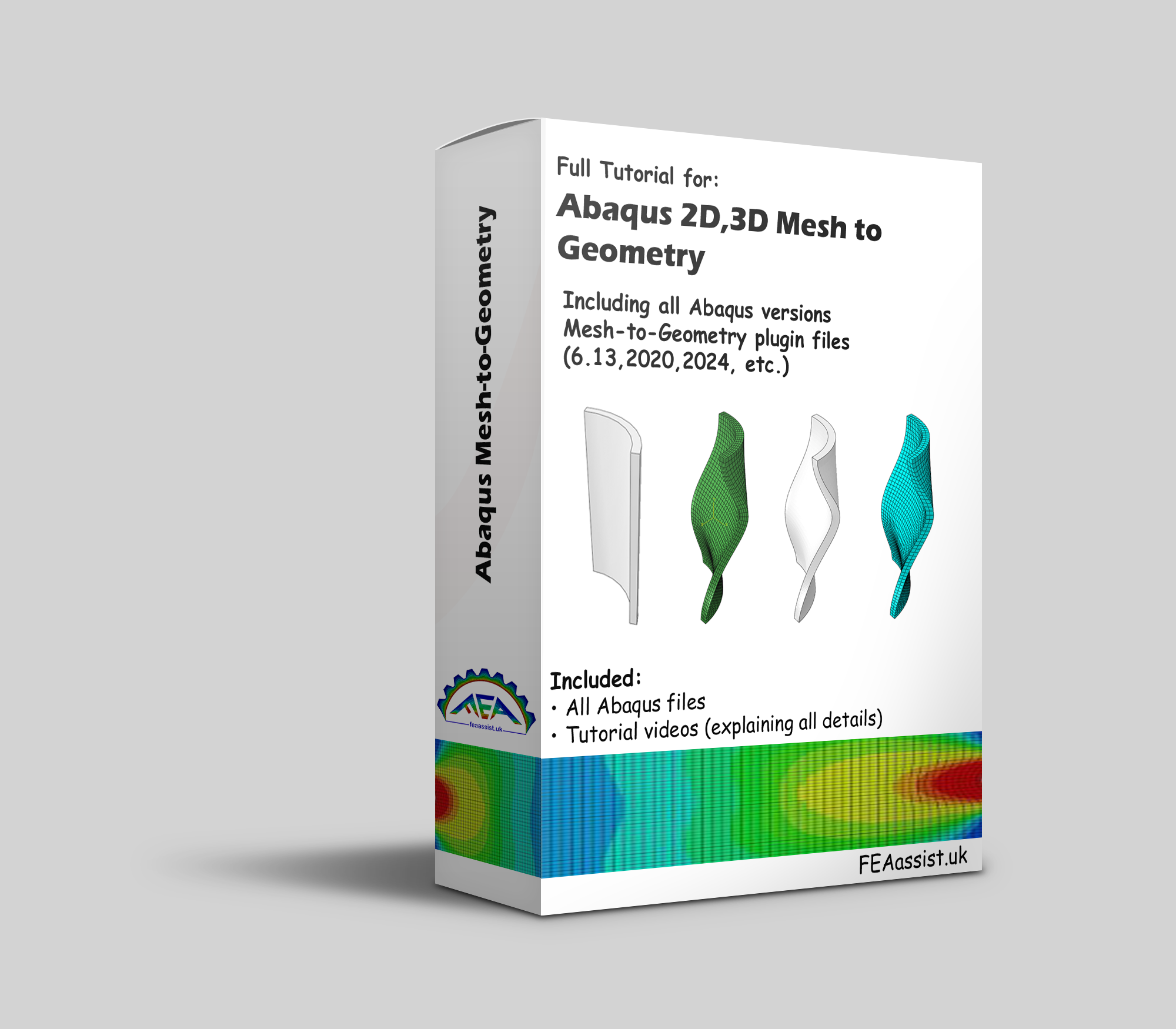 Abaqus Mesh To Geometry Tutorial Including All Abaqus Versions Plugins 1082