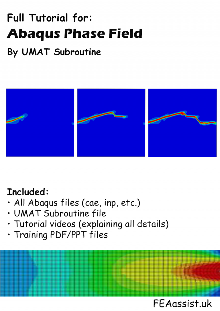 Abaqus Phase Field Tutorial-Phase Field Fracture Abaqus